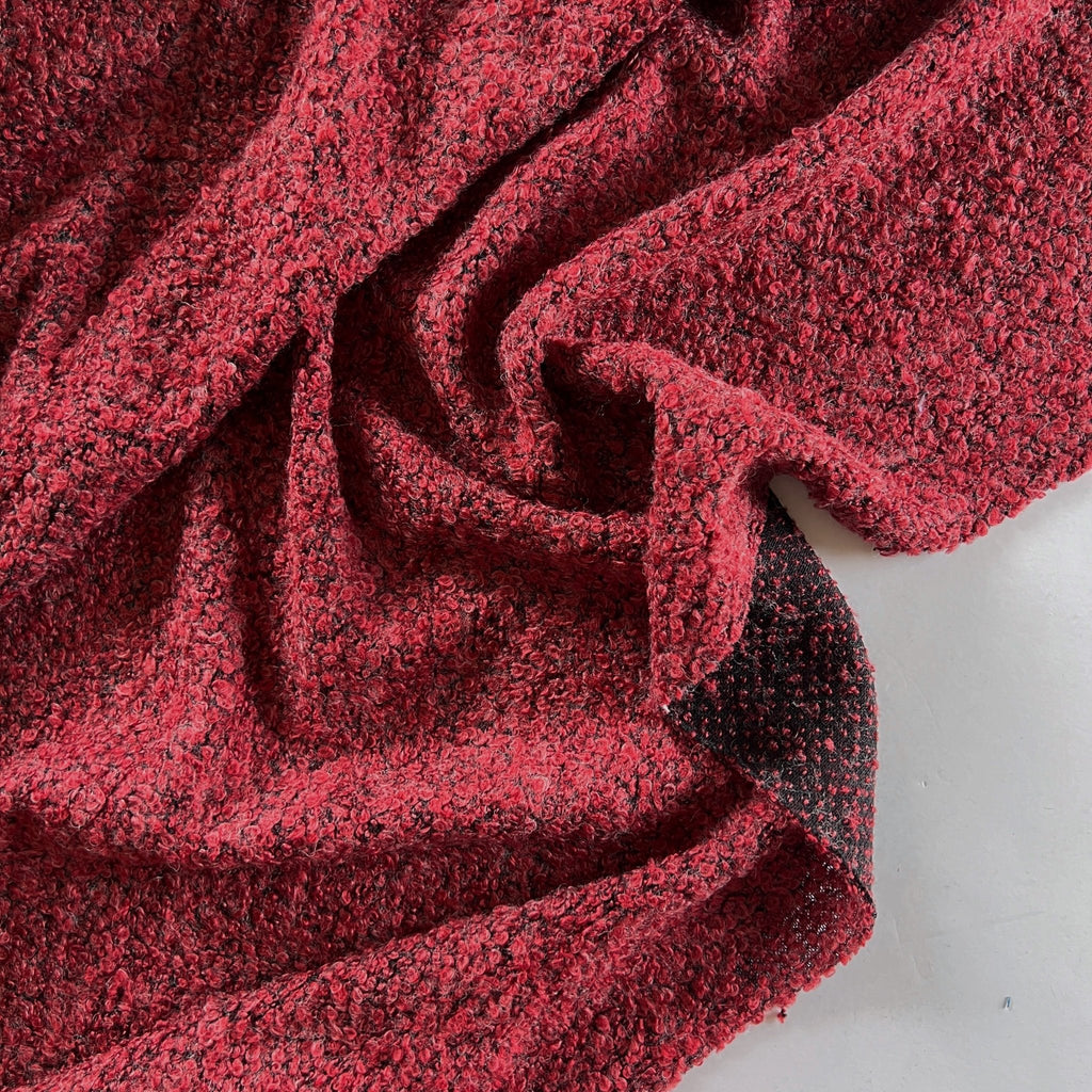 Oxblood Boucle Knit - Needle Sharp