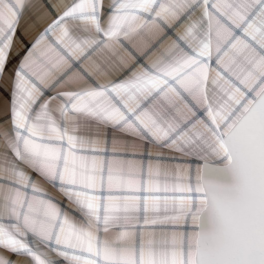 Snow Tartan Mammoth Flannel - Needle Sharp
